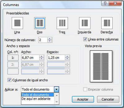 TECNOLOGÍA E INFORMÁTICA 6 y 7: 1 Lección: Insertando columnas ...