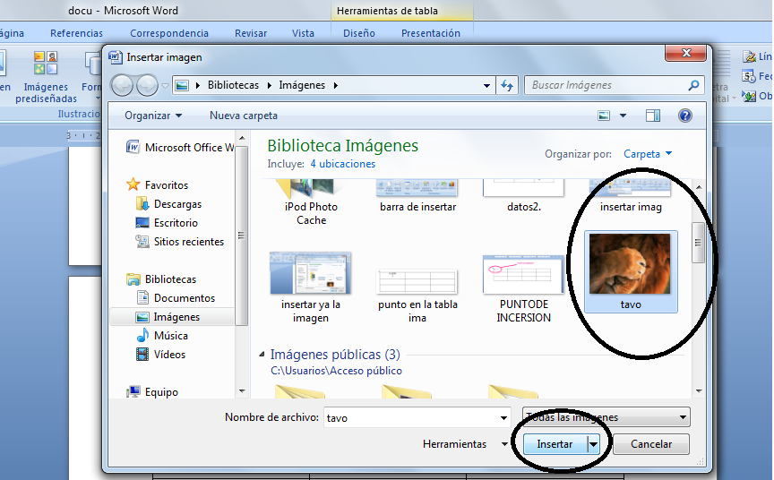 TECNOLOGÍA E INFORMÁTICA 6 y 7: 5 Lección: Insertando imagenes en una ...