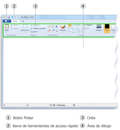 TECNOLOGÍA E INFORMÁTICA 8 y 9: 1 Lección: Paint 2007.: 1. lección ...
