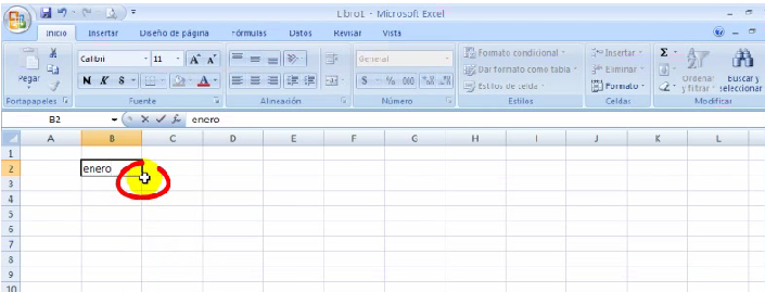 TECNOLOGÍA E INFORMÁTICA 8 y 9: 1 Lección: Crear series en Excel.: 1 Lección: Crear series en Excel.