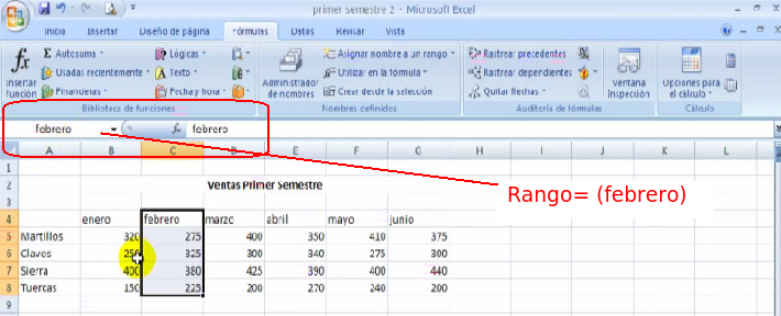TECNOLOGÍA E INFORMÁTICA 8 y 9: 2 Lección: Nombre de rangos. dar nombre ...