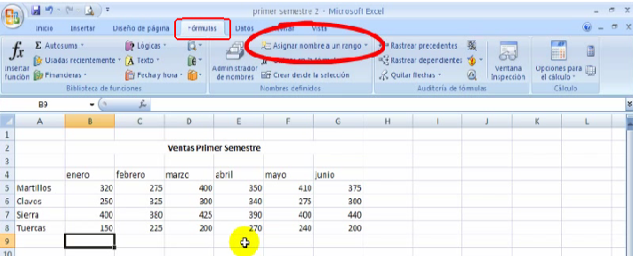 TECNOLOGÍA E INFORMÁTICA 8 y 9: 2 Lección: Nombre de rangos. dar nombre ...