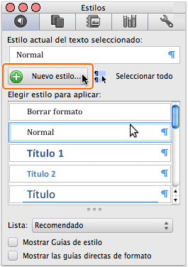TECNOLOGÍA E INFORMÁTICA 10: 1 Lección: Aplicar y crear estilos al ...