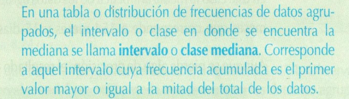 MATEMÁTICAS 6 y 7: 3 Lección: Media aritmética, intervalo modal e ...